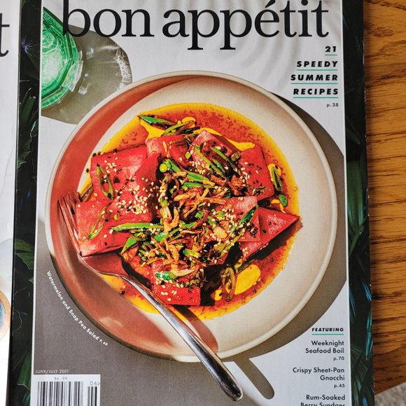 Bon Appetit | Accents | Bon Appetit Magazine Lot Of 4 Summer Lunch ...